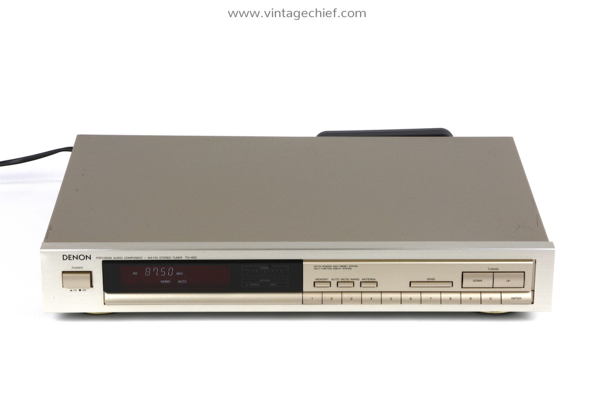 Denon TU-460 FM / AM Tuner | Champagne | Radio | Audio | HiFi
