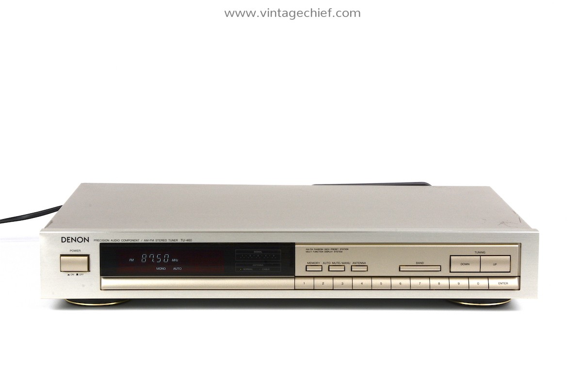 Denon TU-460 FM / AM Tuner | Champagne | Radio | Audio | HiFi