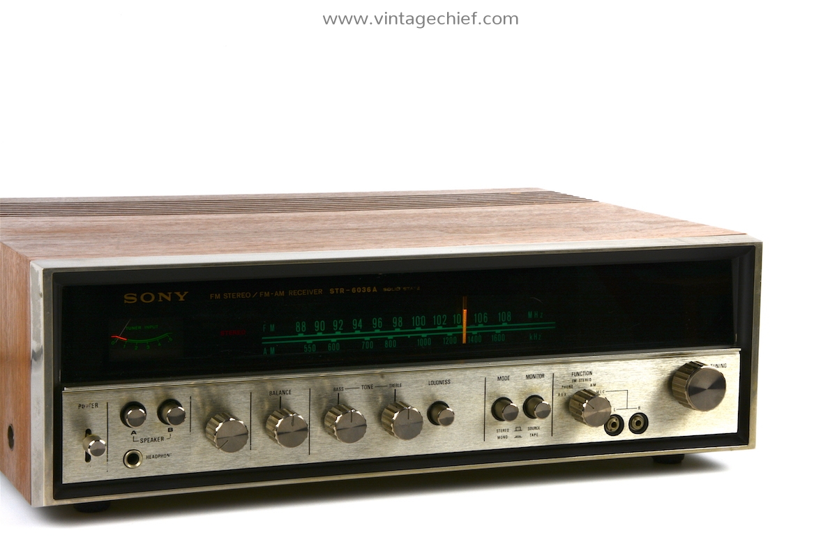 Sony STR-6036A Receiver | Wooden Case | Vintage | Stereo | Phono