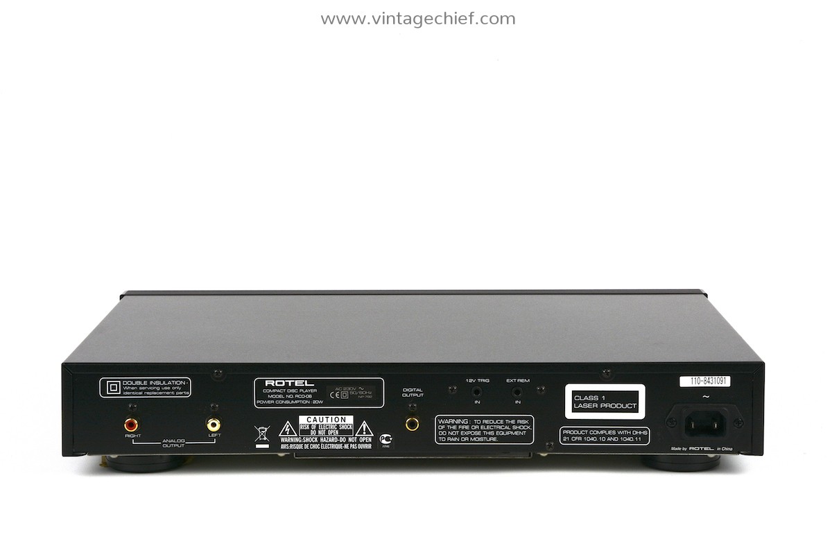 Rotel RCD-06 CD Player + Remote Control | Rotel RCD06 Cdplayer | Black