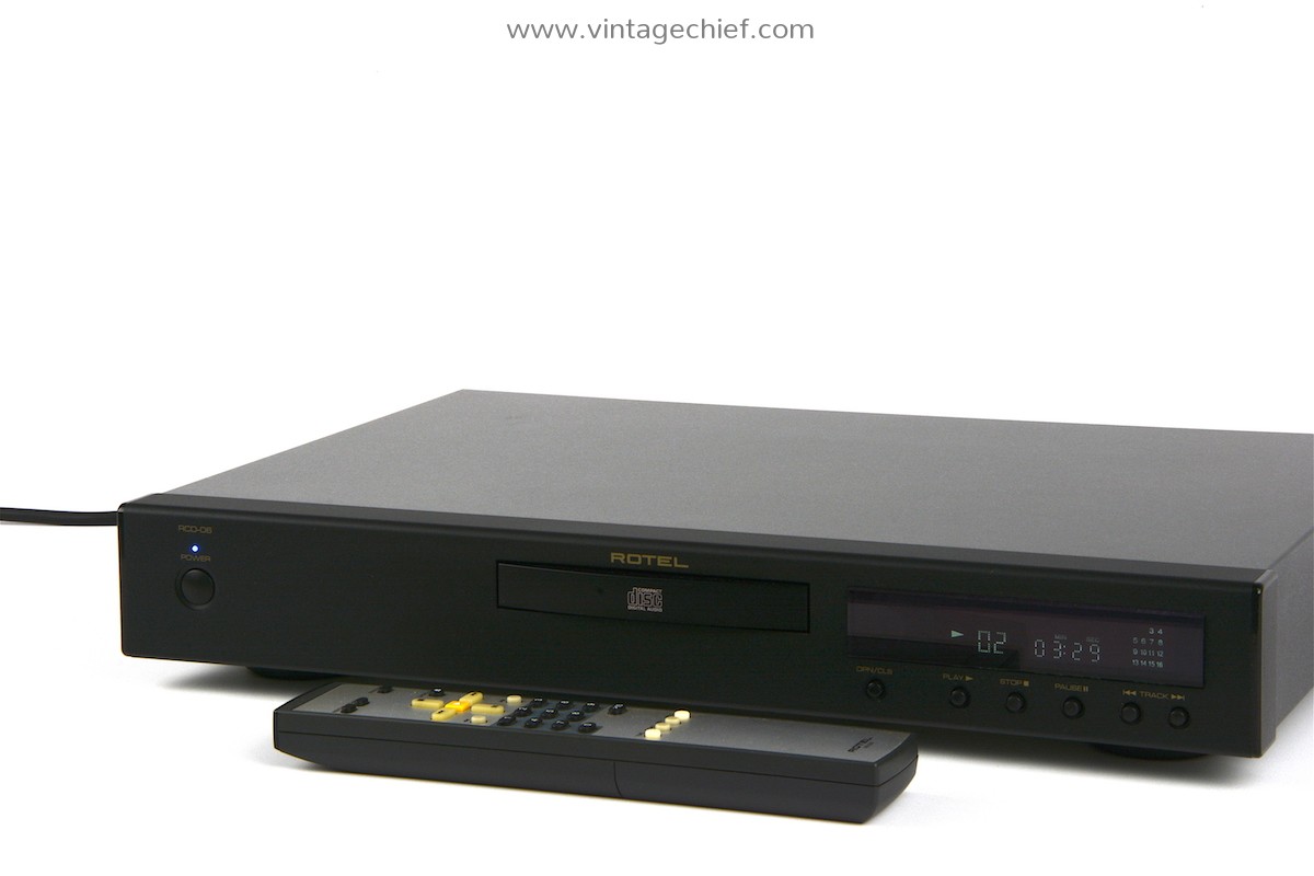 Rotel RCD-06 CD Player + Remote Control | Rotel RCD06 Cdplayer | Black
