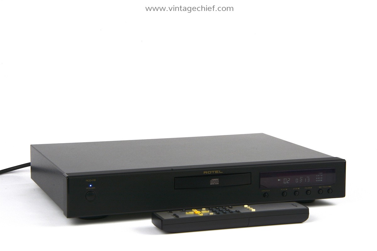 Rotel RCD-06 CD Player + Remote Control | Rotel RCD06 Cdplayer | Black