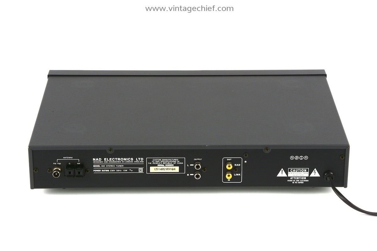 NAD 402 FM AM Tuner | Radio | Defective | For parts or repair