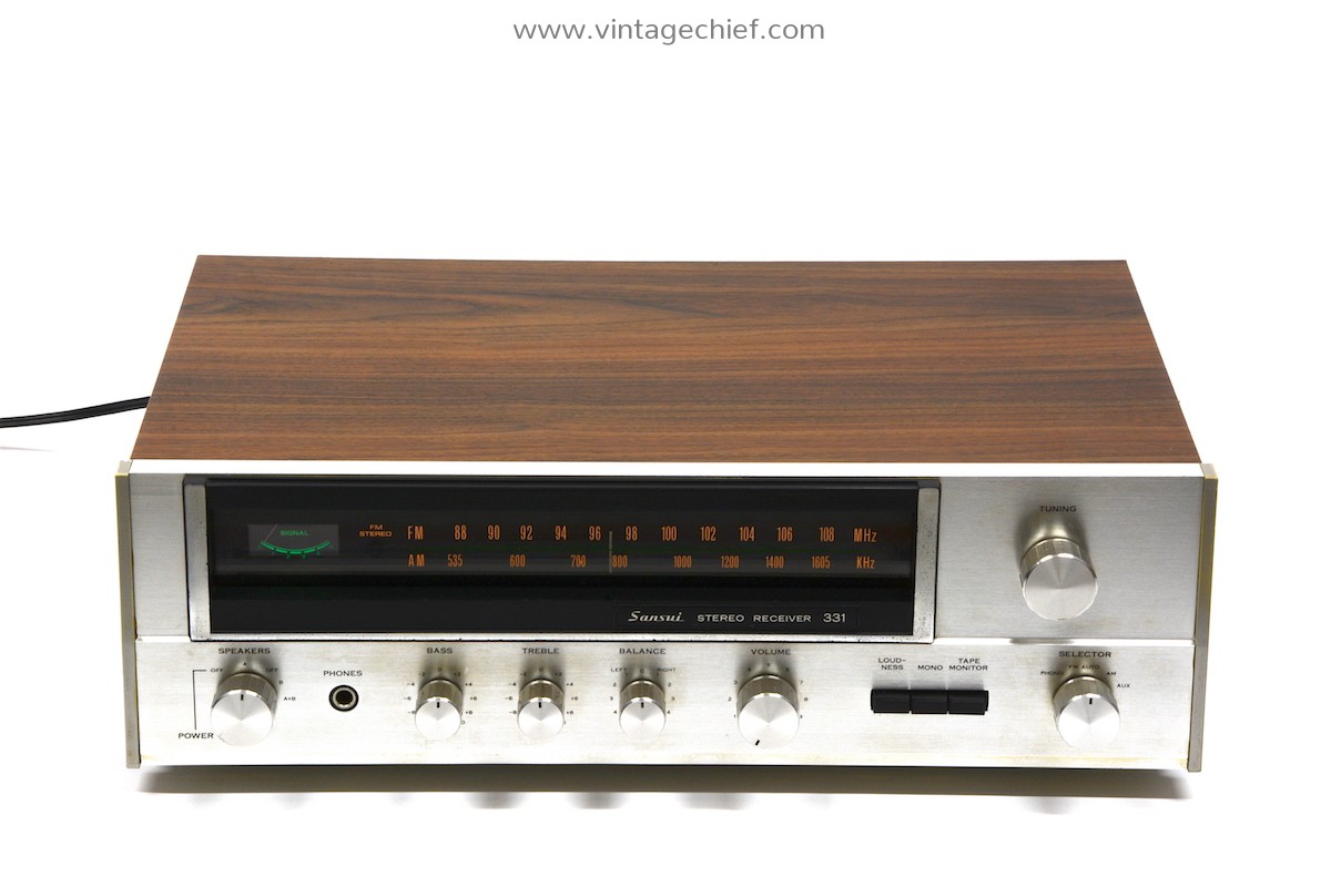 Sansui 331 FM AM Stereo Receiver | Vintage | Phono