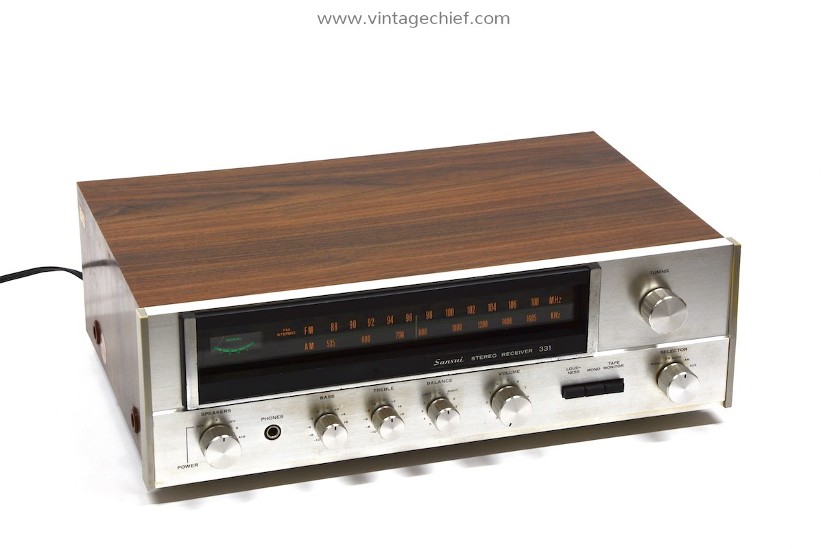 Sansui 331 FM AM Stereo Receiver | Vintage | Phono