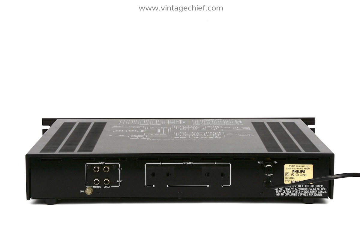 Philips 22AH370 Power Amplifier | Vintage | VU Meters | Stereo