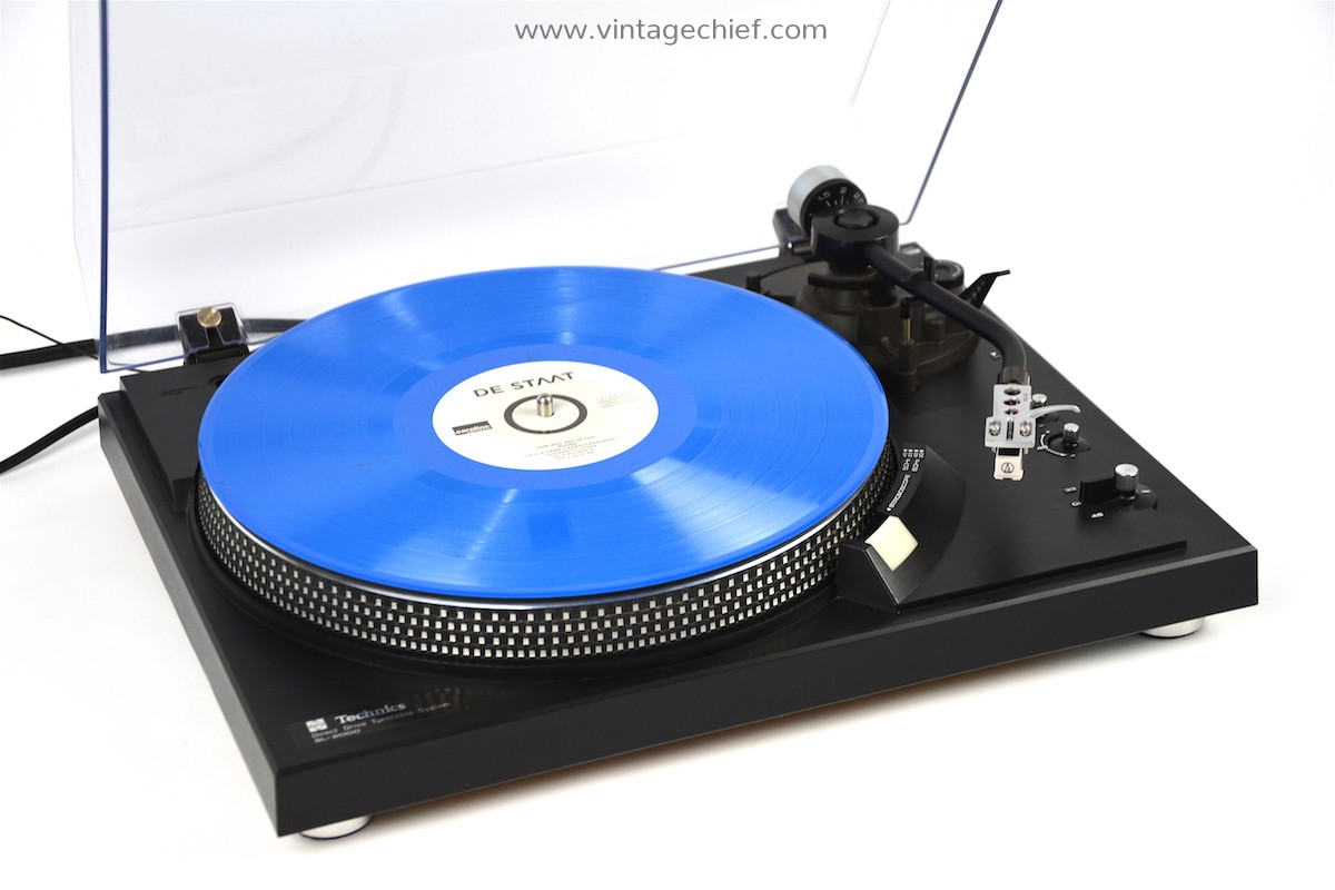 Technics SL-2000 Direct Drive Turntable + Dust Cover + Audio Technica ...