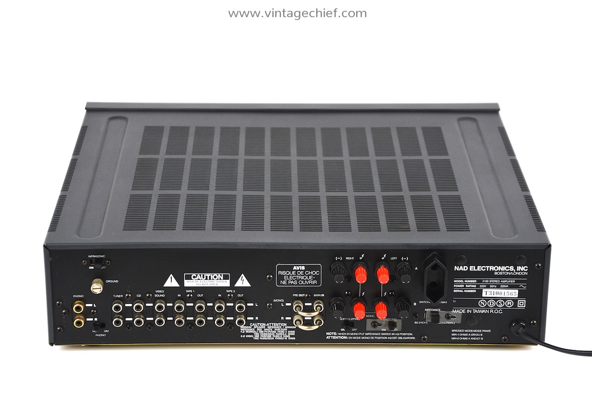 Serviced NAD 3100 Monitor Series Amplifier |Phono MM MC | NAD Monitor Series