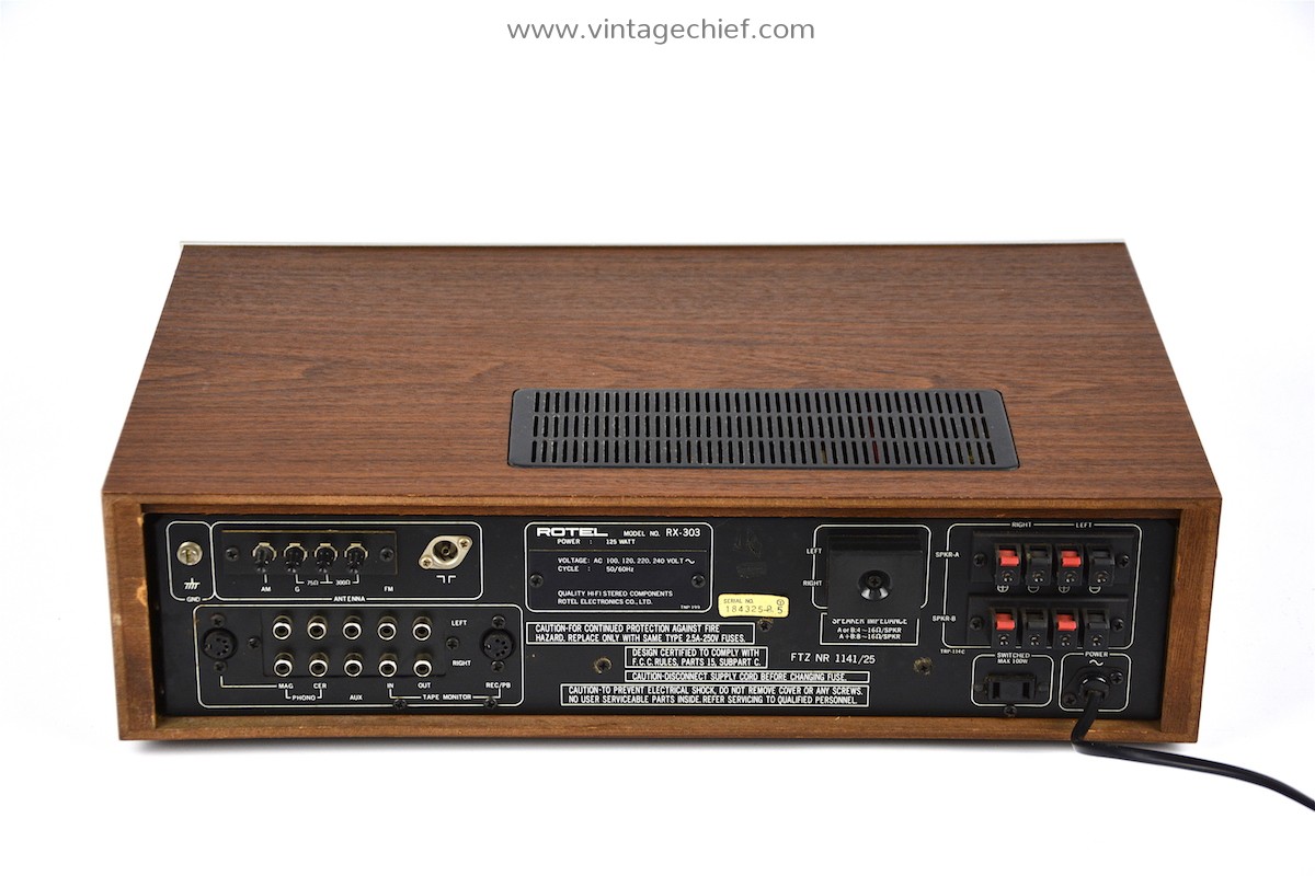 Vintage Rotel RX-303 Receiver | Wooden Case | Phono | Stereo