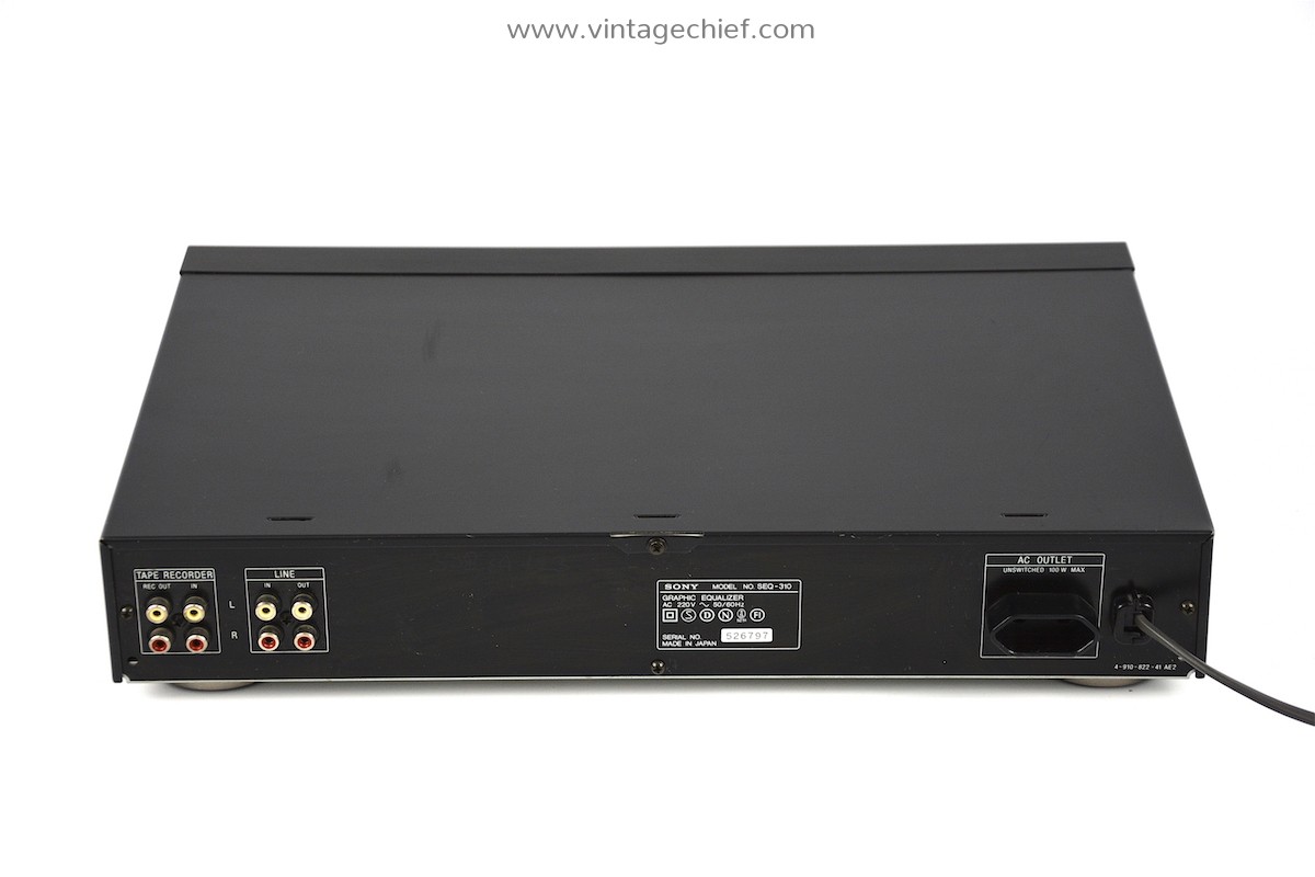 Sony SEQ-310 Stereo Graphic Equalizer | 7 Band | Spectrum Analyzer
