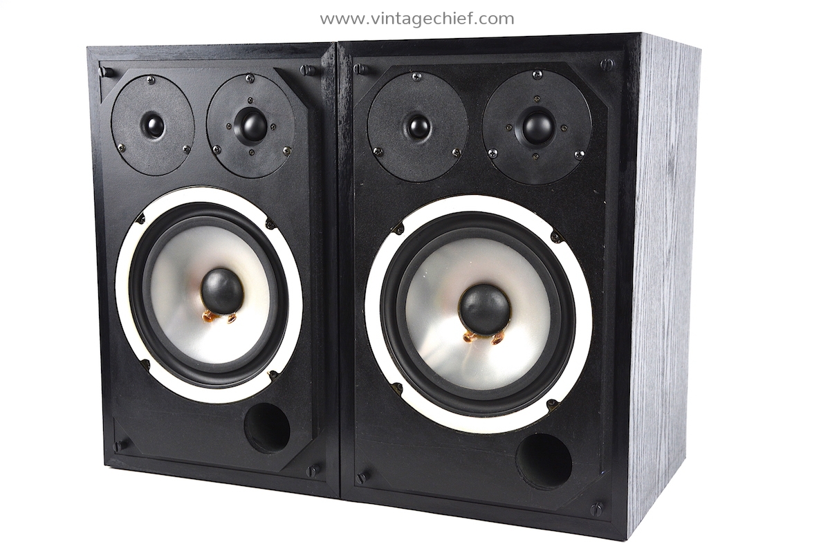 Matched Pair Marantz LD 60 DMS Speakers | 3-Way | Vintage | Stereo