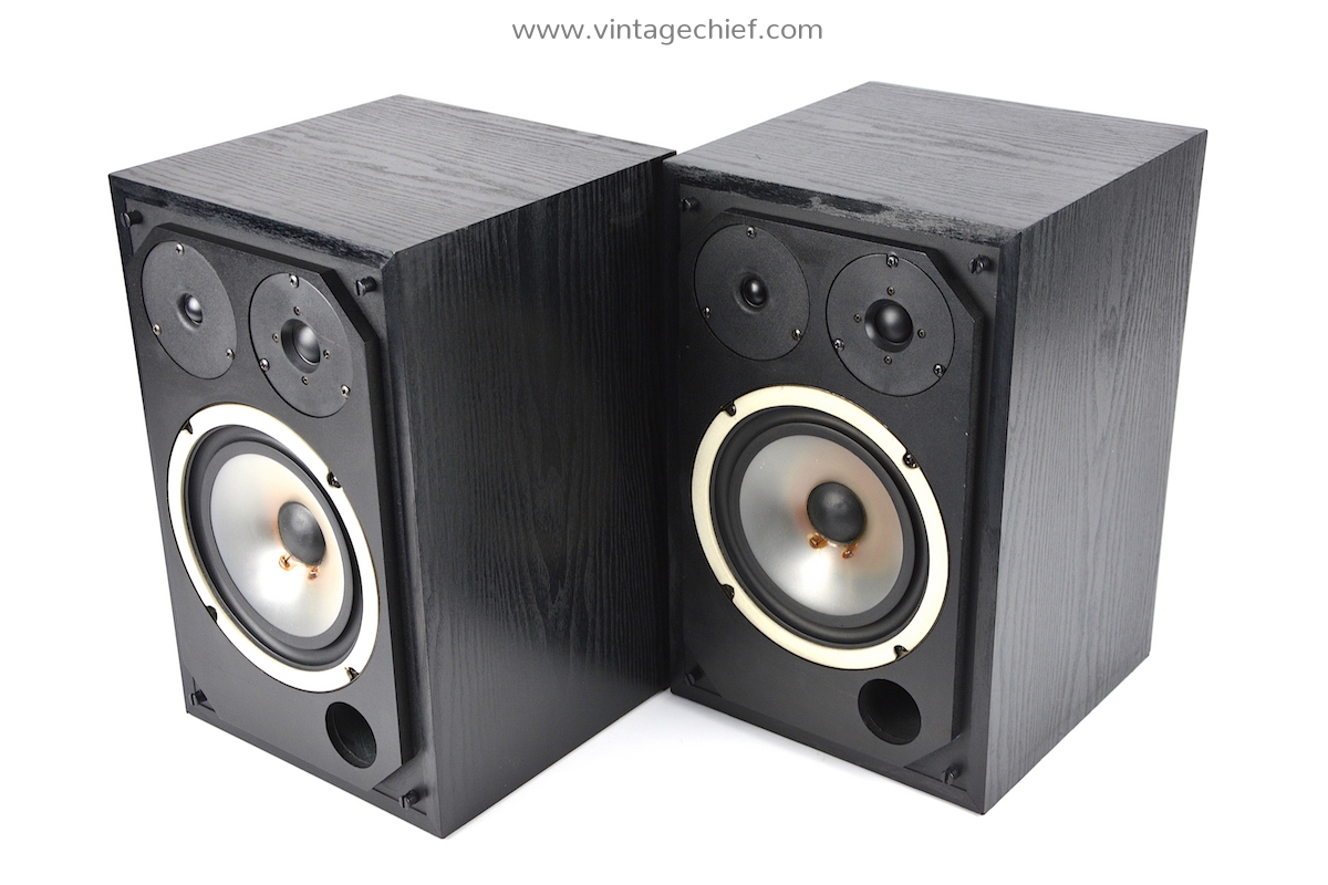 Matched Pair Marantz LD 60 DMS Speakers | 3-Way | Vintage | Stereo