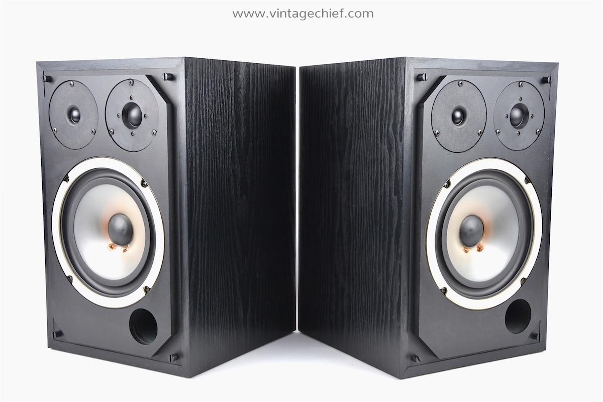 Matched Pair Marantz LD 60 DMS Speakers | 3-Way | Vintage | Stereo