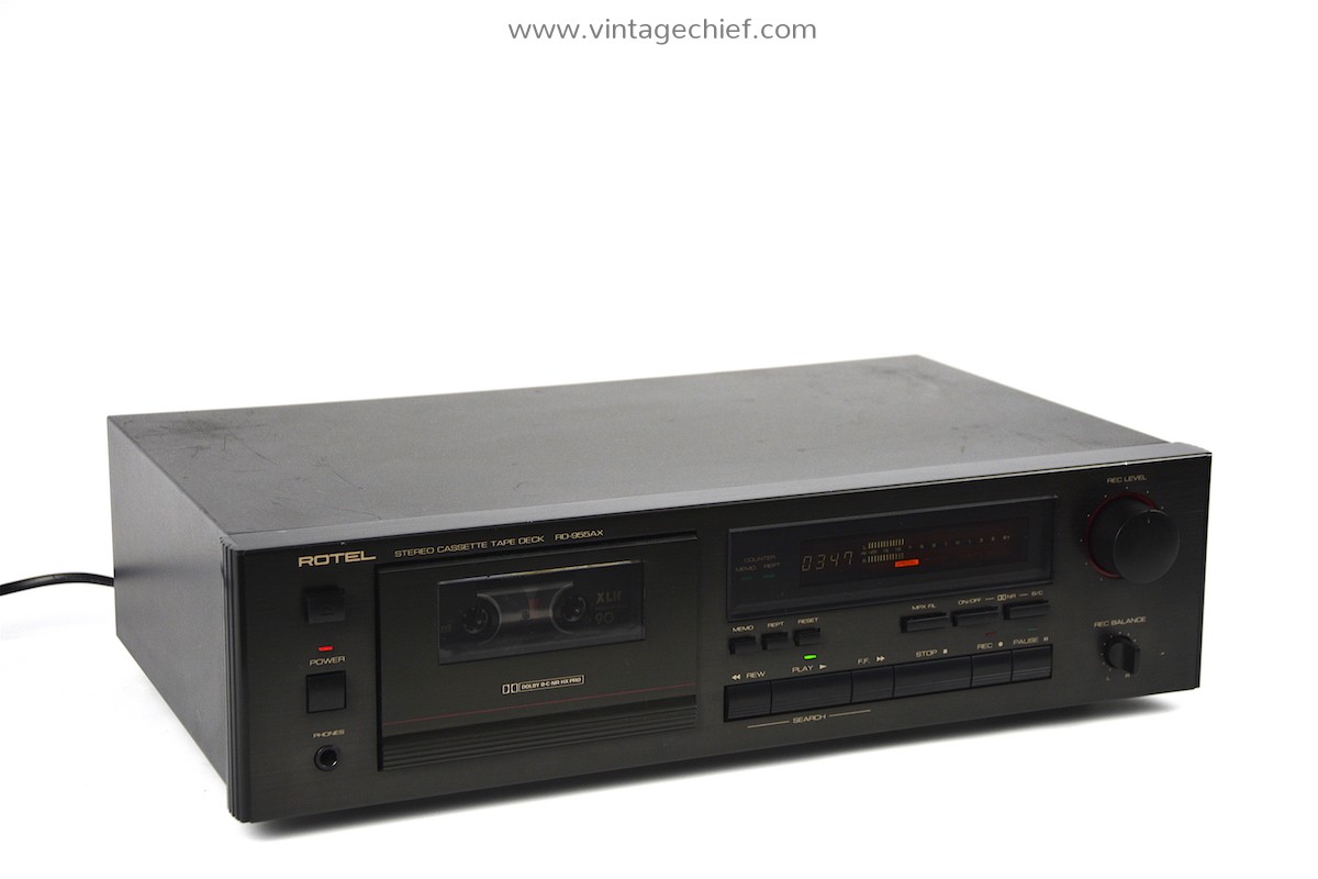 Audiophile Rotel RD-955AX Cassette Deck | Rotel Tape Deck | Dolby B ...