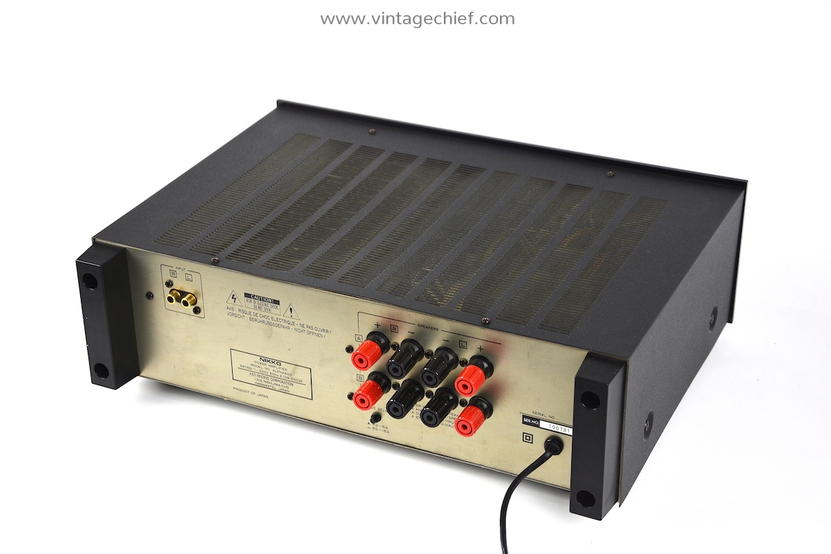 High End Nikko Alpha 400 Stereo Power Amplifier | 2 x 120 Watt
