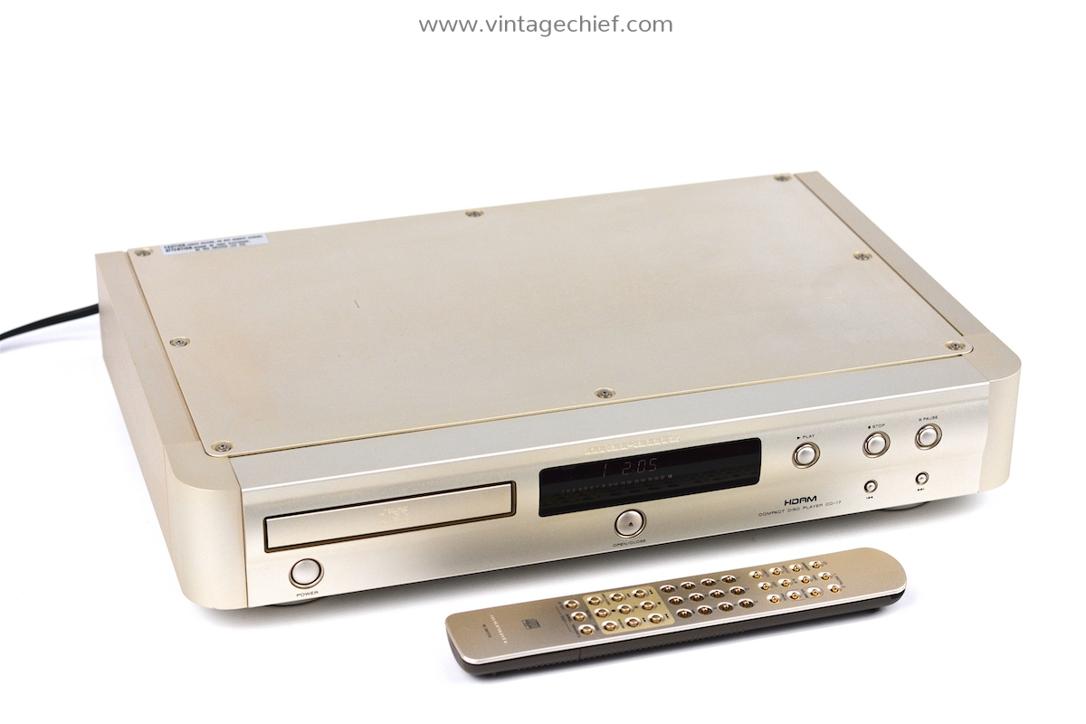 High End Marantz CD-17 CD Player + Remote Control + Manual | Champagne