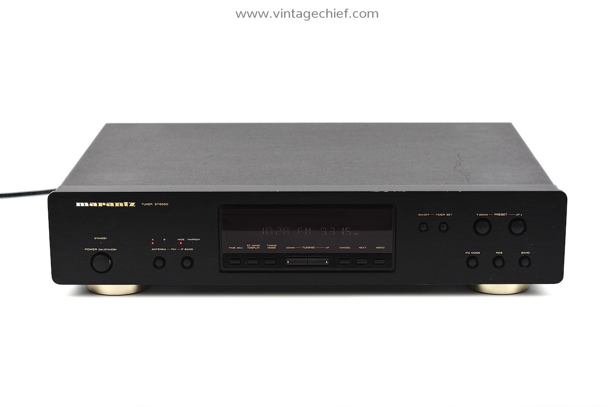Black Marantz ST6000 FM AM RDS Tuner + Manual | Marantz ST 6000 Tuner ...