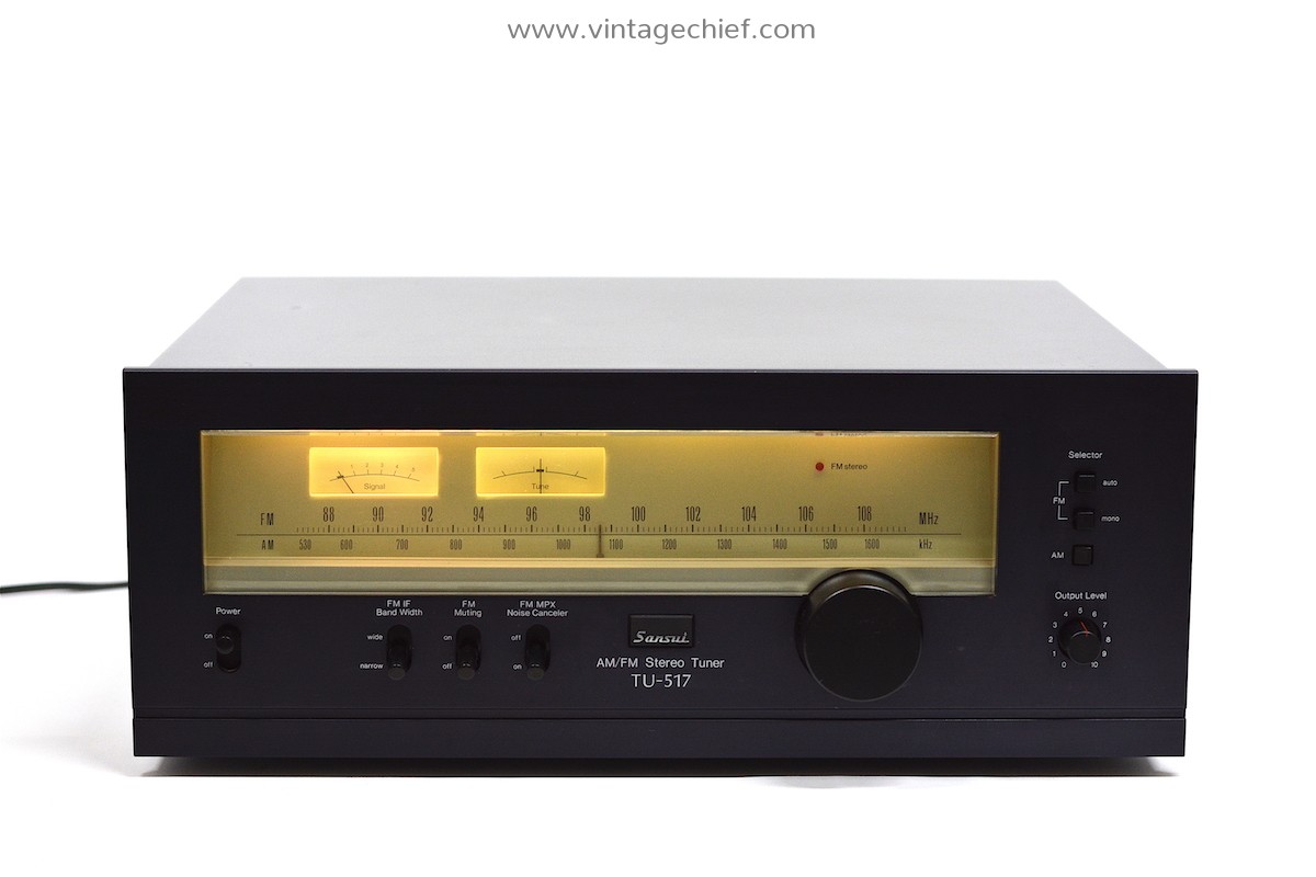 High End Sansui TU-517 FM AM Tuner | Serviced | Vintage | Radio | 1978 ...