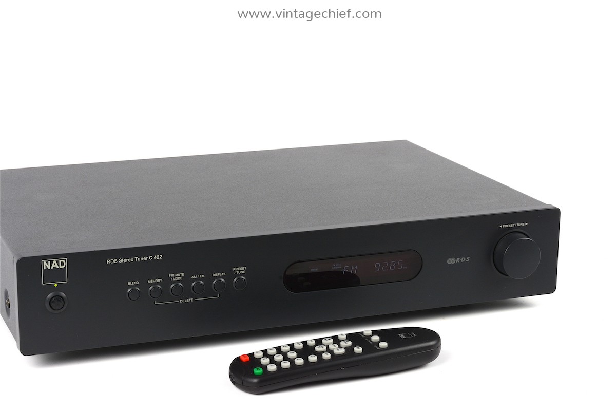 Audiophile NAD C422 FM AM Tuner + NAD TNR 3 Remote Control | RDS | Presets