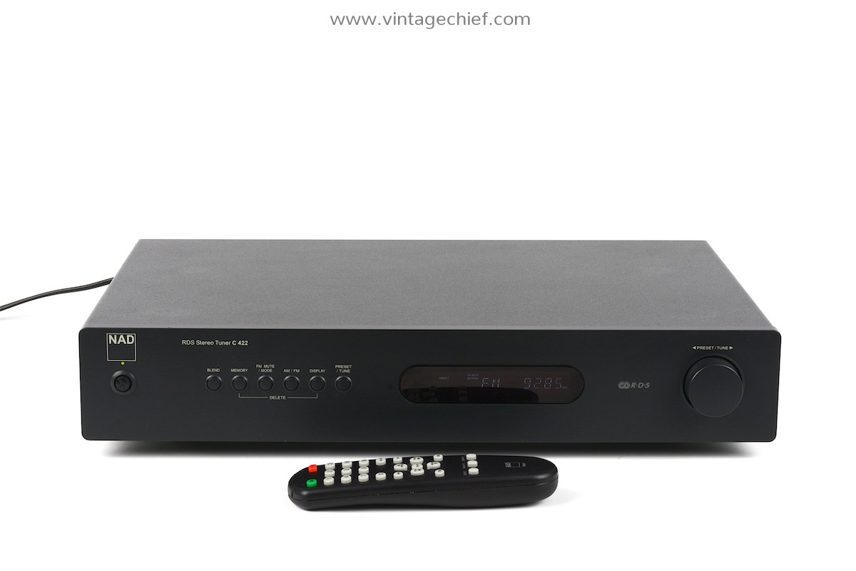 Audiophile NAD C422 FM AM Tuner + NAD TNR 3 Remote Control | RDS | Presets