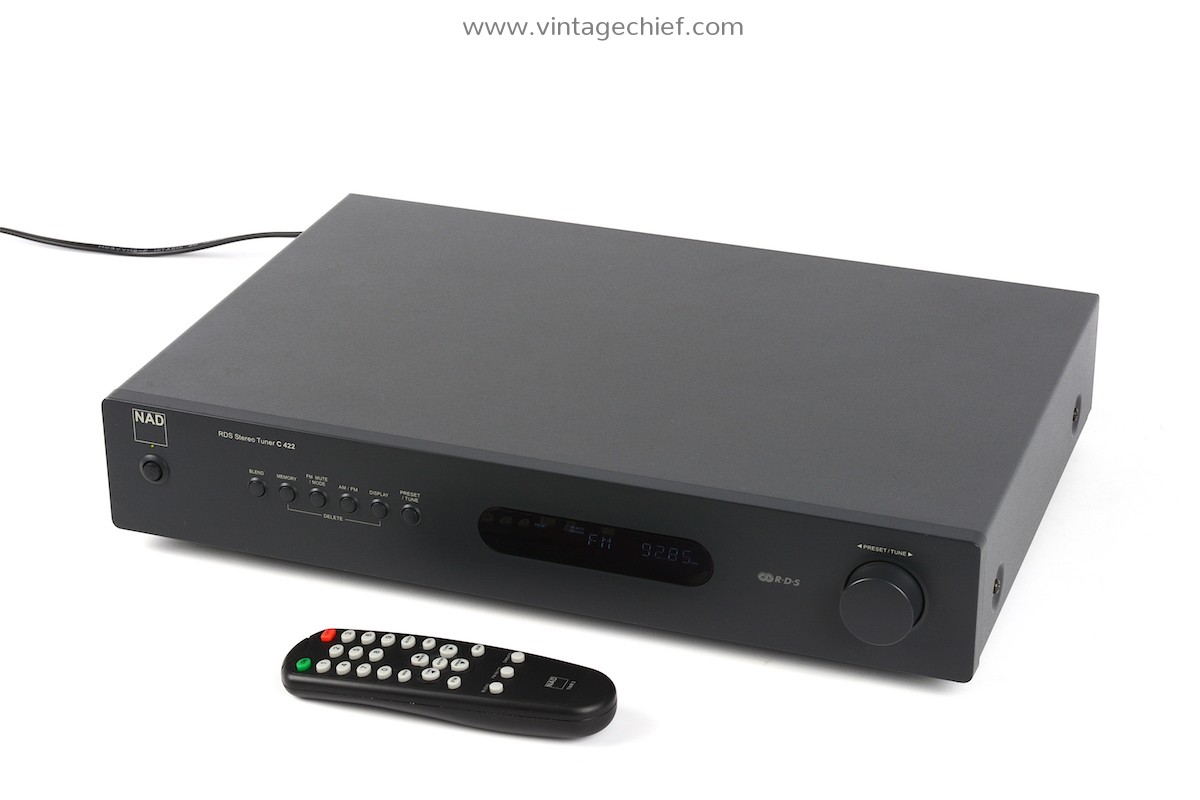 Audiophile NAD C422 FM AM Tuner + NAD TNR 3 Remote Control | RDS | Presets
