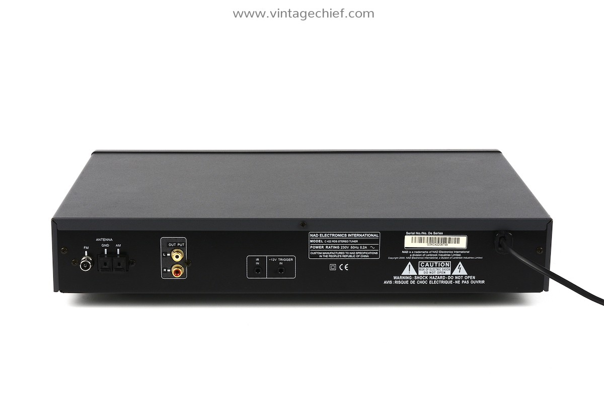 Audiophile NAD C422 FM AM Tuner + NAD TNR 3 Remote Control | RDS | Presets