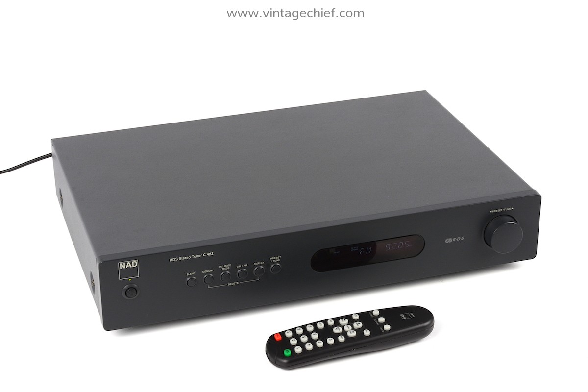 Audiophile NAD C422 FM AM Tuner + NAD TNR 3 Remote Control | RDS | Presets