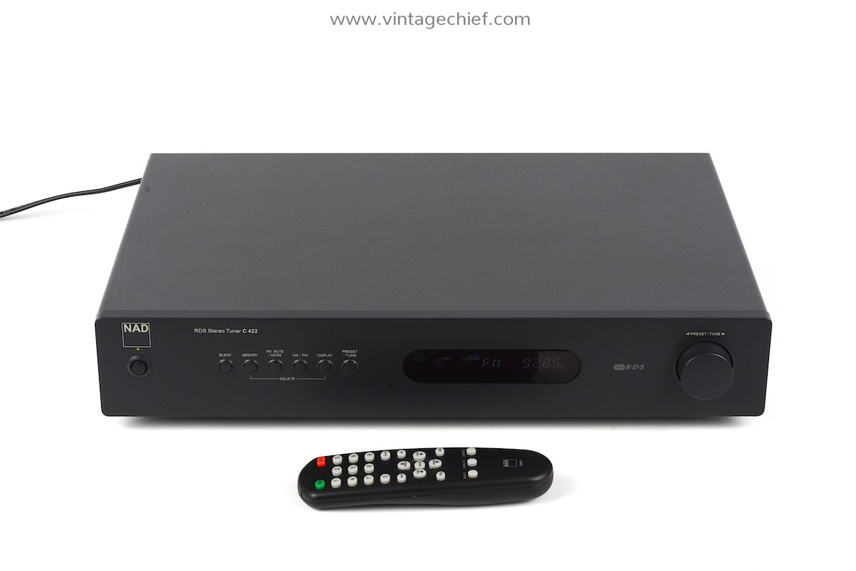 Audiophile NAD C422 FM AM Tuner + NAD TNR 3 Remote Control | RDS | Presets