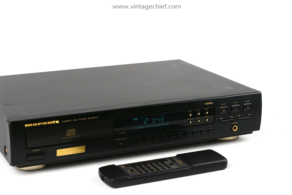 High End Marantz CD-63 MKII KI Signature CD Player + Marantz RC-63CD ...