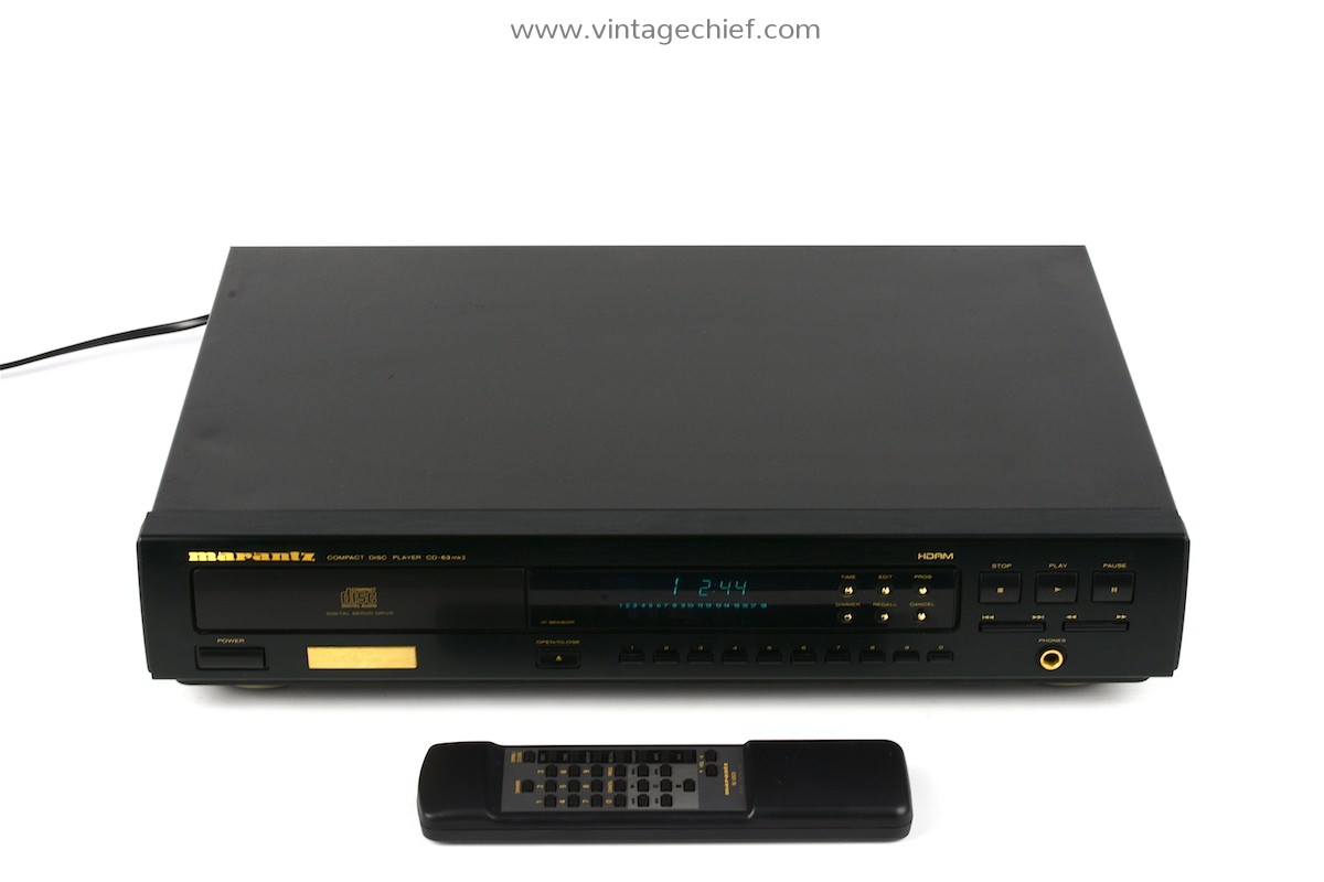 High End Marantz CD-63 MKII KI Signature CD Player + Marantz RC-63CD ...