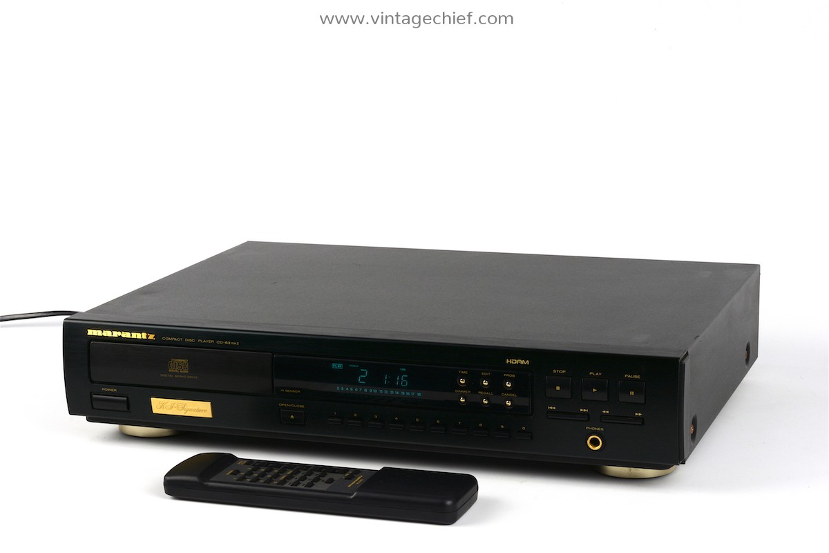 High End Marantz CD-63 MKII KI Signature CD Player + Marantz RC-63CD ...