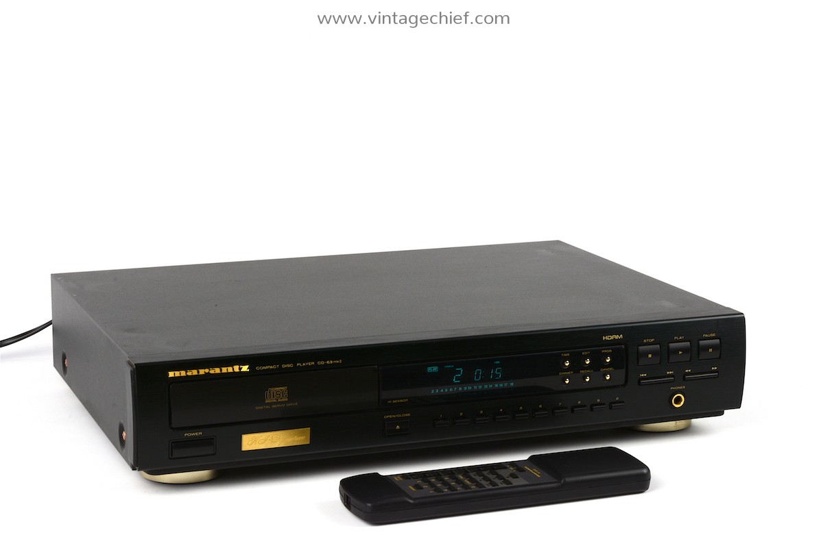 High End Marantz CD-63 MKII KI Signature CD Player + Marantz RC-63CD ...