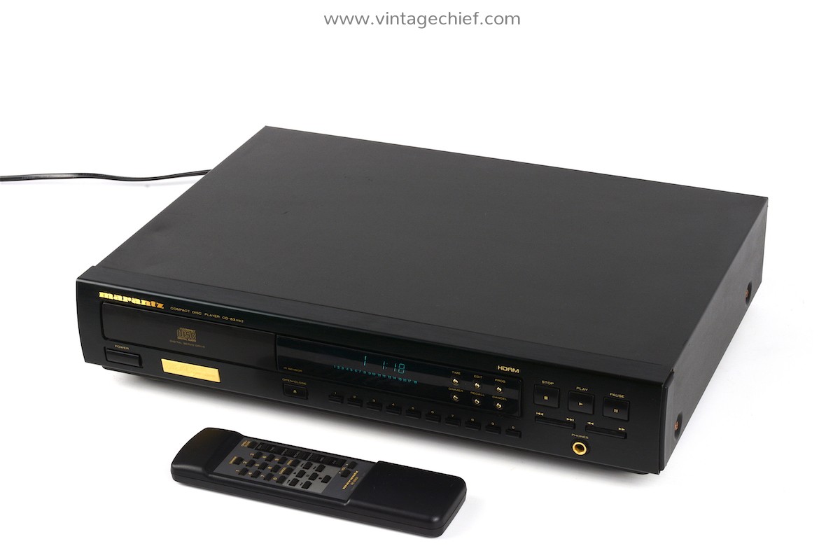High End Marantz CD-63 MKII KI Signature CD Player + Marantz RC-63CD ...
