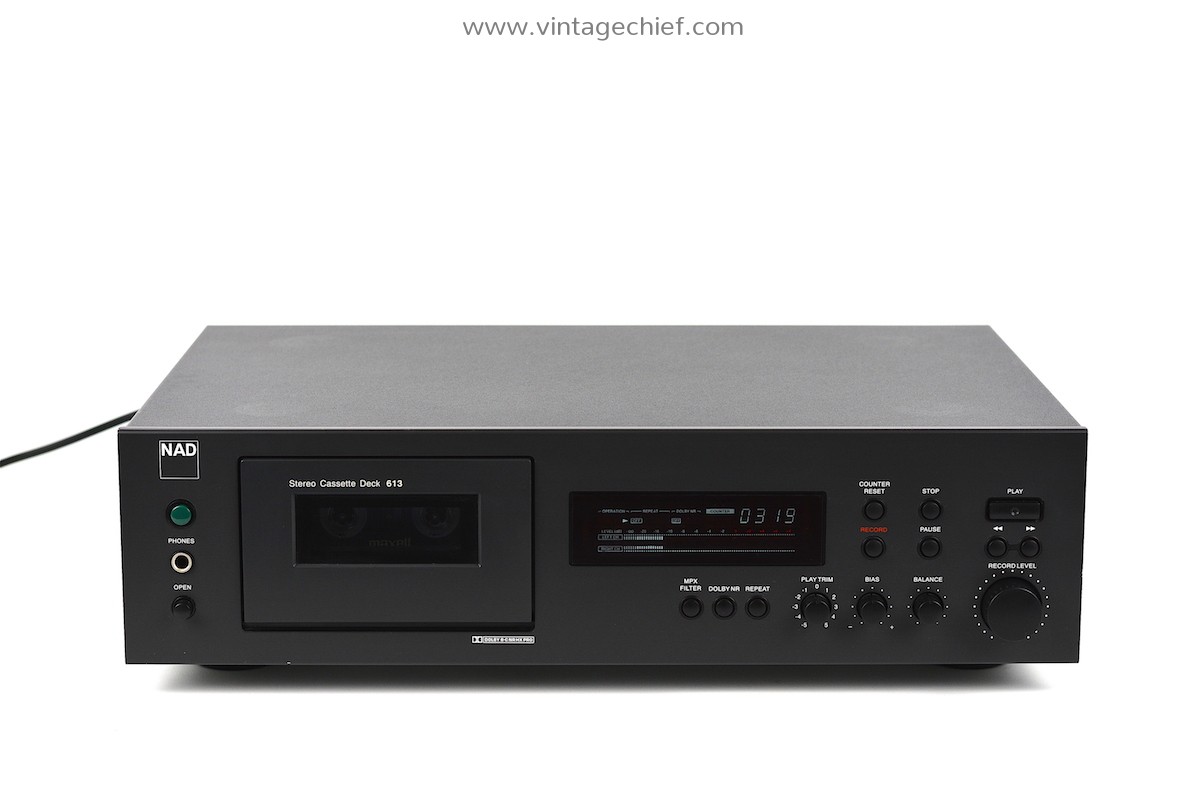 Audiophile NAD 613 Cassette Deck | NAD 613 Tape Deck | Audio | HiFi