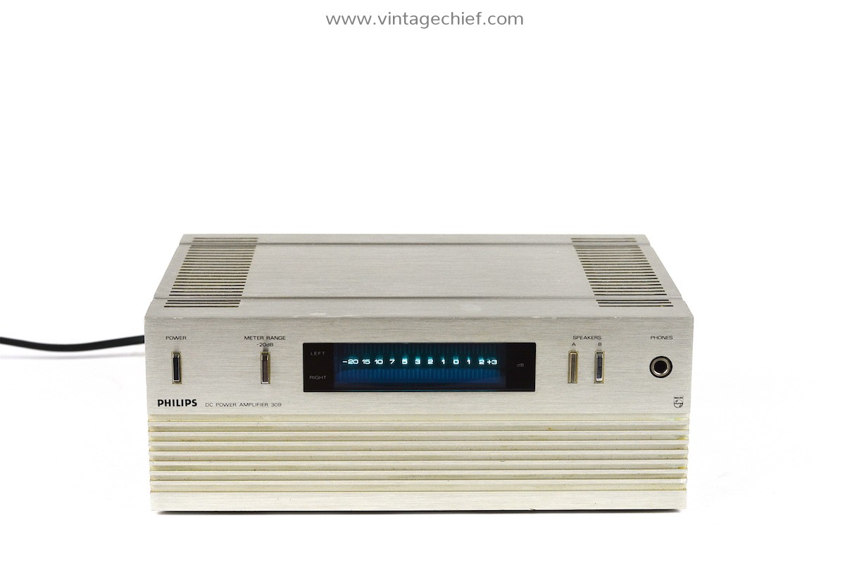 Philips 22AH309 Power Amplifier | 2 x 55 Watt | Vintage | Stereo