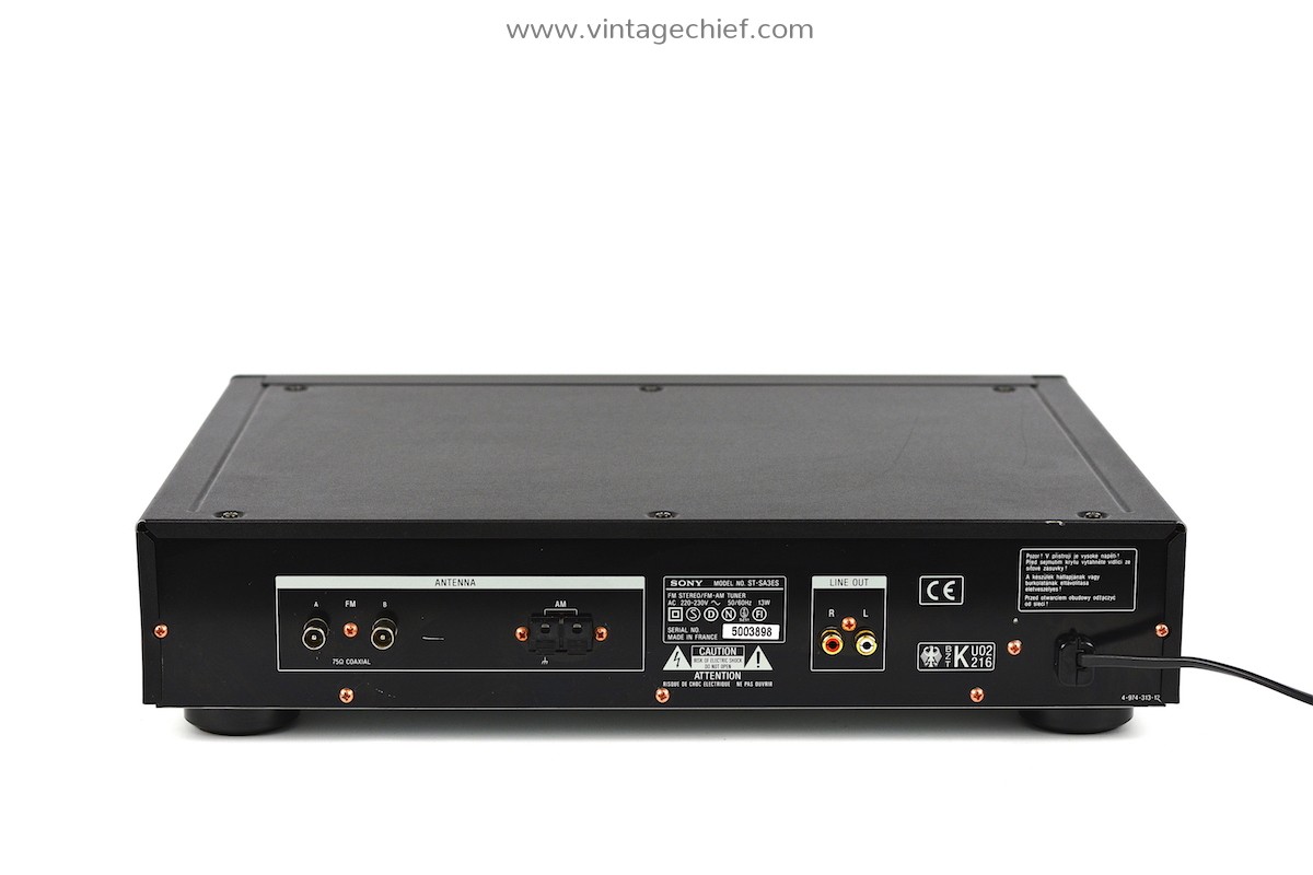 High End Sony ST-SA3ES FM AM Tuner | RDS | DB Meter | 30 Presets ...