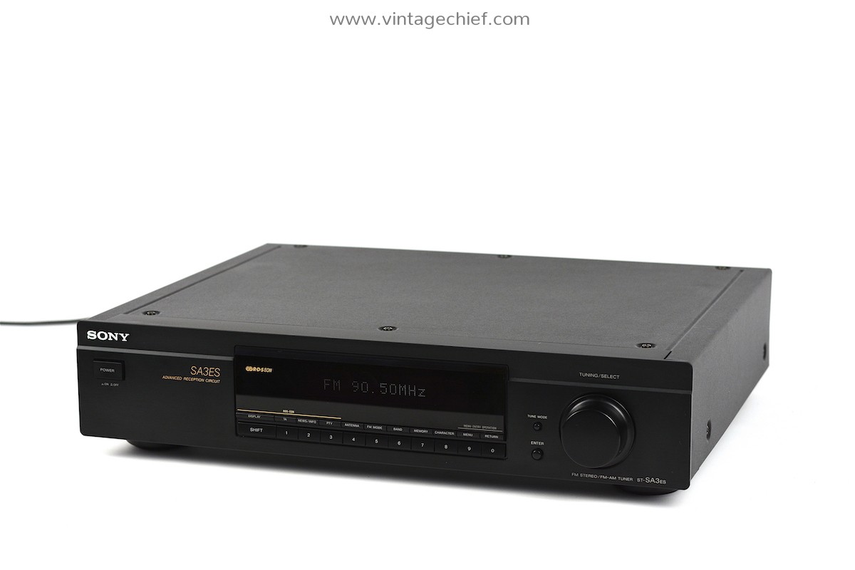 High End Sony ST-SA3ES FM AM Tuner | RDS | DB Meter | 30 Presets ...