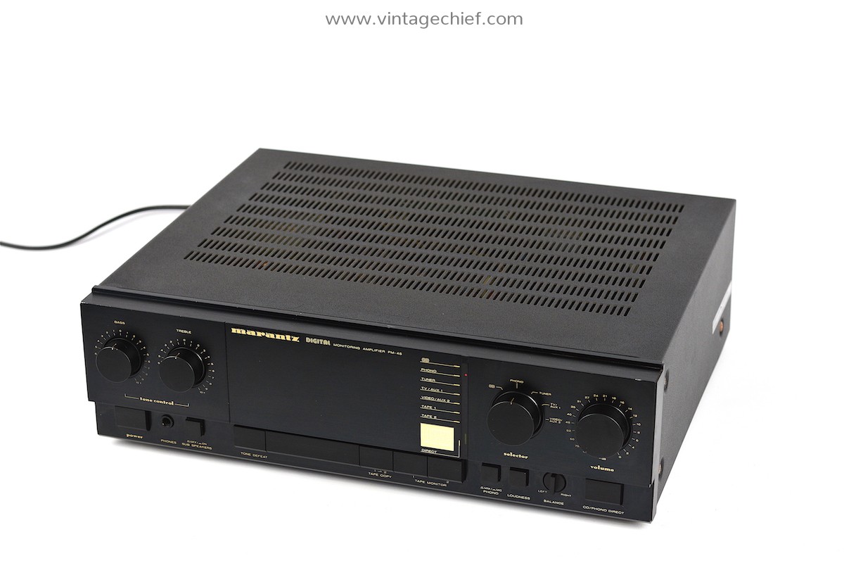 Audiophile Marantz PM-45 Amplifier | 2 x 59 Watt | Phono MM MC | Vintage Marantz Amplifier | Stereo