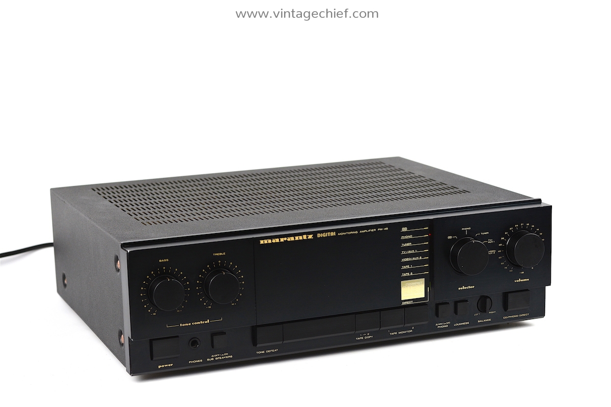 Audiophile Marantz PM-45 Amplifier | 2 x 59 Watt | Phono MM MC ...