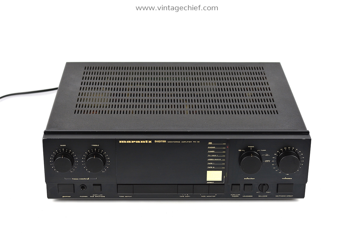 Audiophile Marantz PM-45 Amplifier | 2 x 59 Watt | Phono MM MC ...