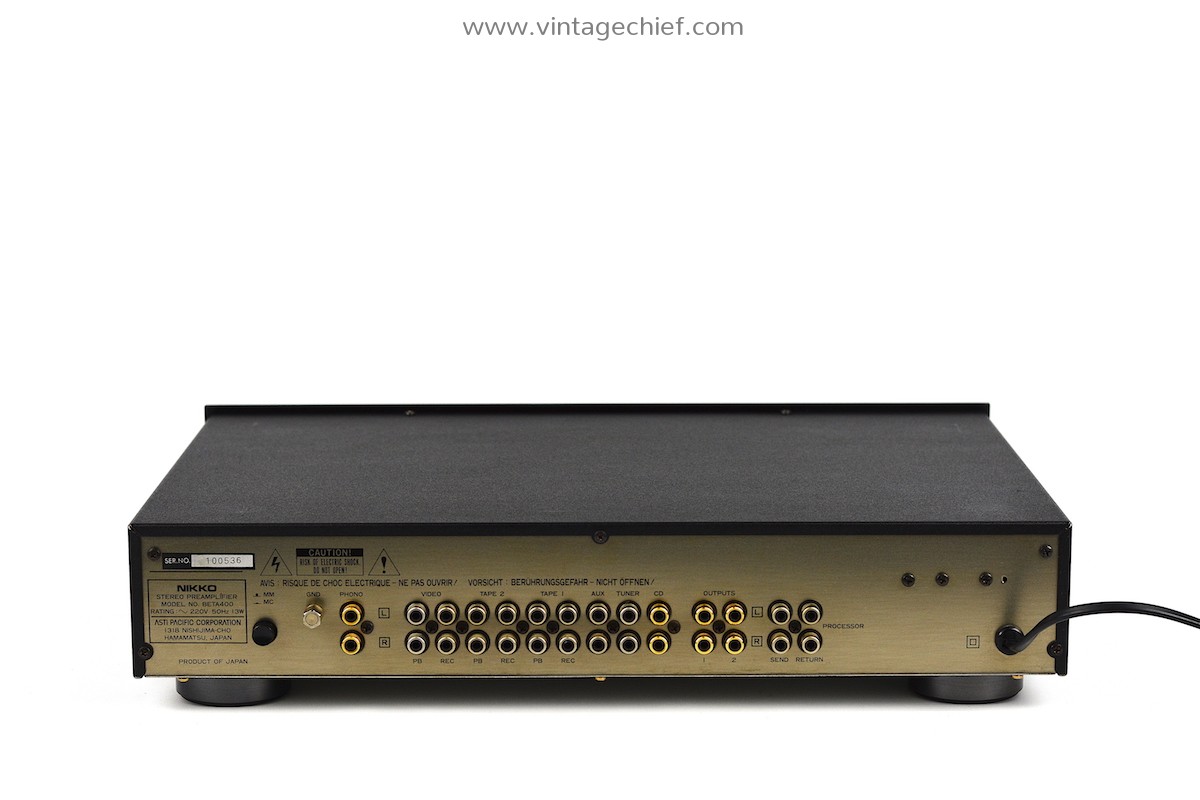 High End Serviced Nikko Beta 400 Preamplifier + Manual | Phono MM MC ...