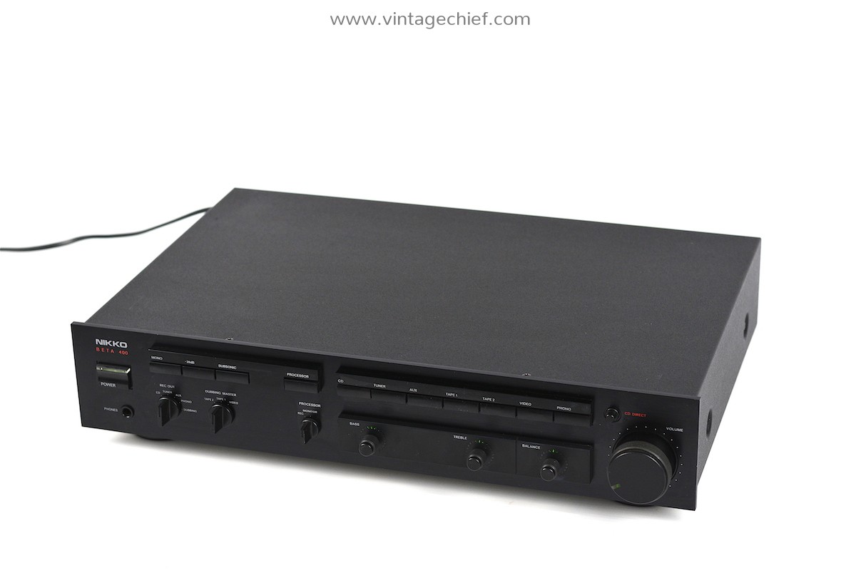 High End Serviced Nikko Beta 400 Preamplifier + Manual | Phono MM MC ...