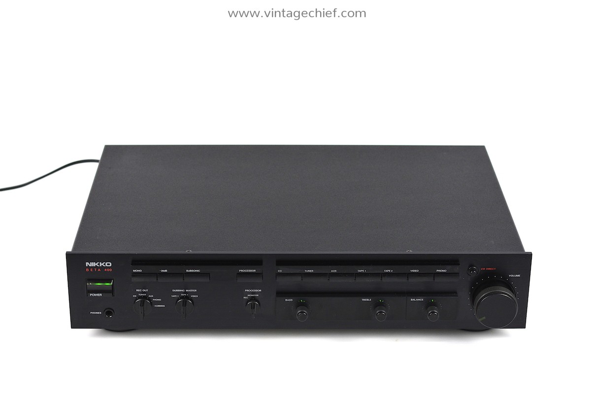 High End Serviced Nikko Beta 400 Preamplifier + Manual | Phono MM MC ...