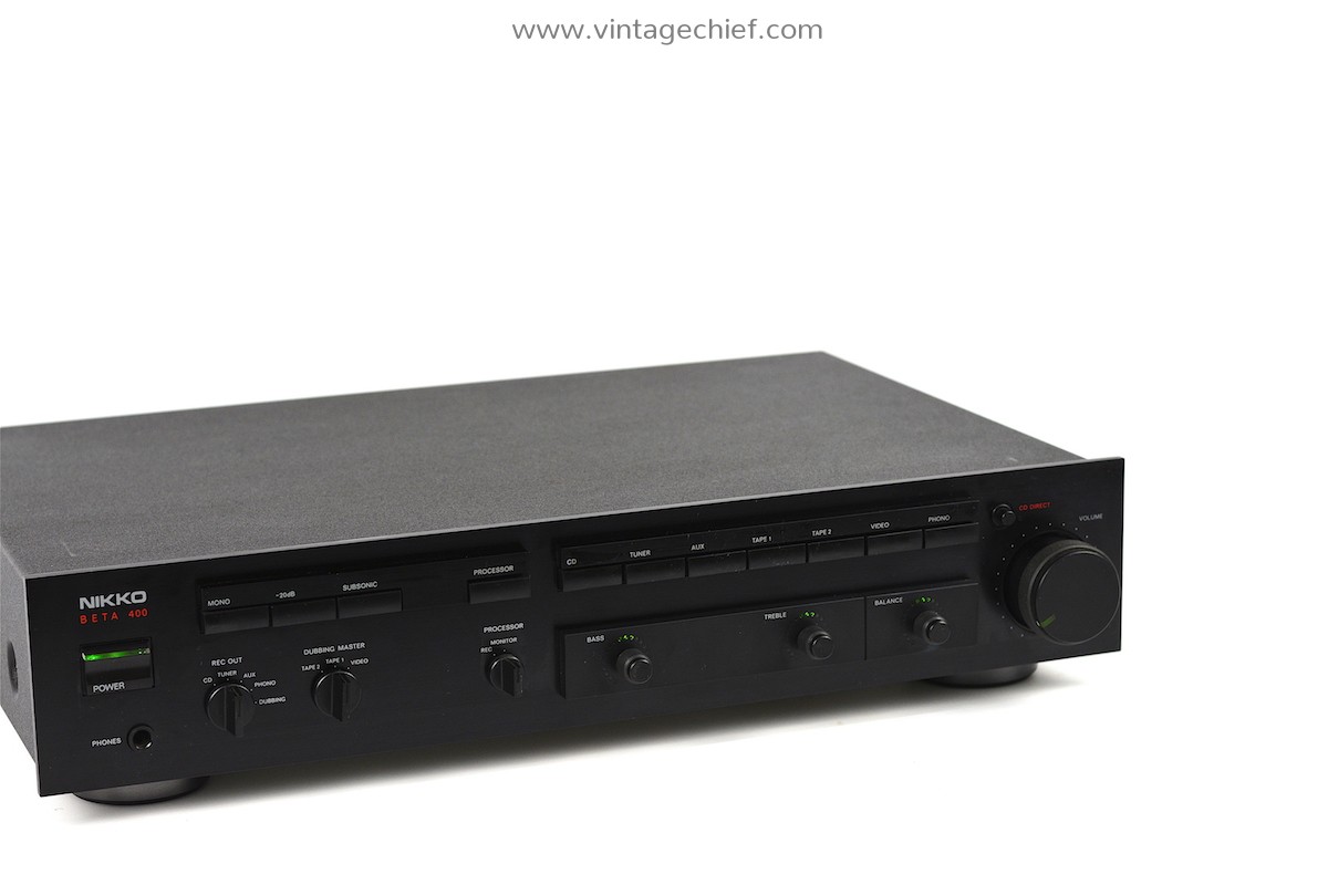 High End Serviced Nikko Beta 400 Preamplifier + Manual | Phono MM MC ...