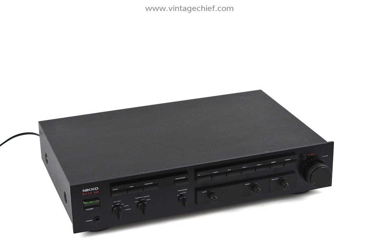 High End Serviced Nikko Beta 400 Preamplifier + Manual | Phono MM MC ...