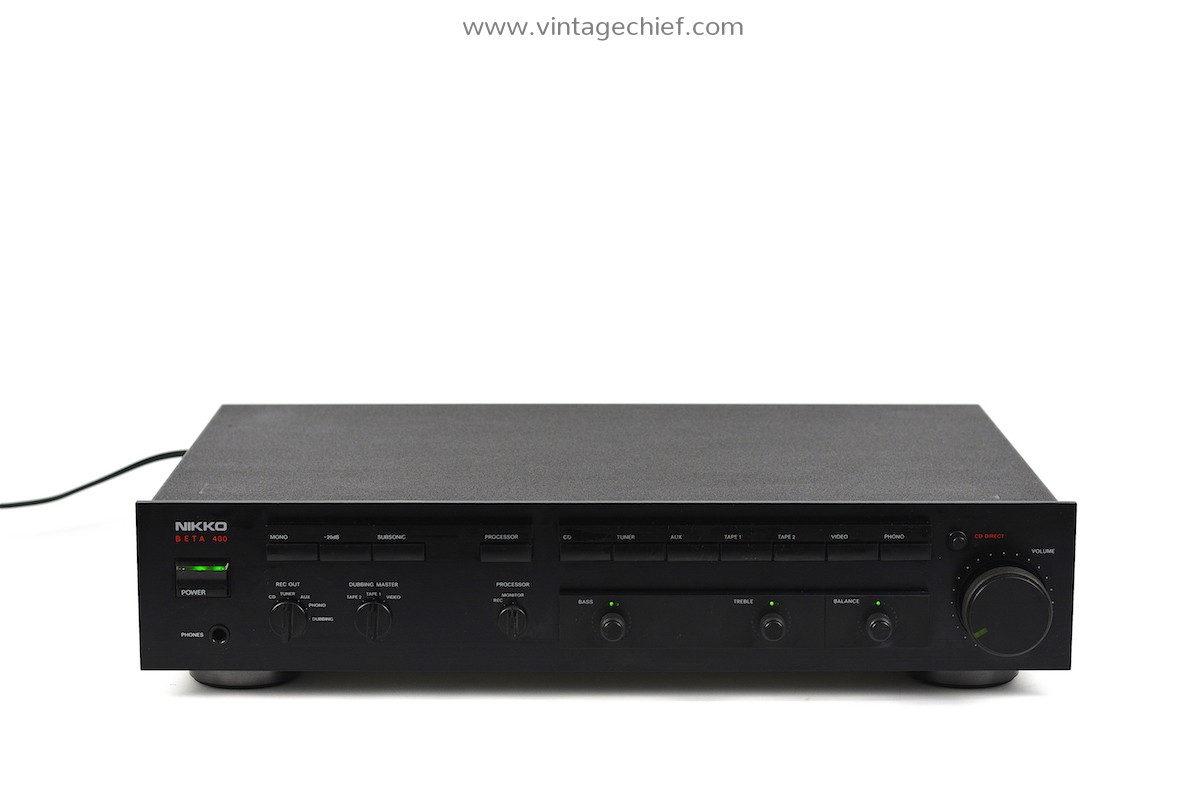 High End Serviced Nikko Beta 400 Preamplifier + Manual | Phono MM MC ...
