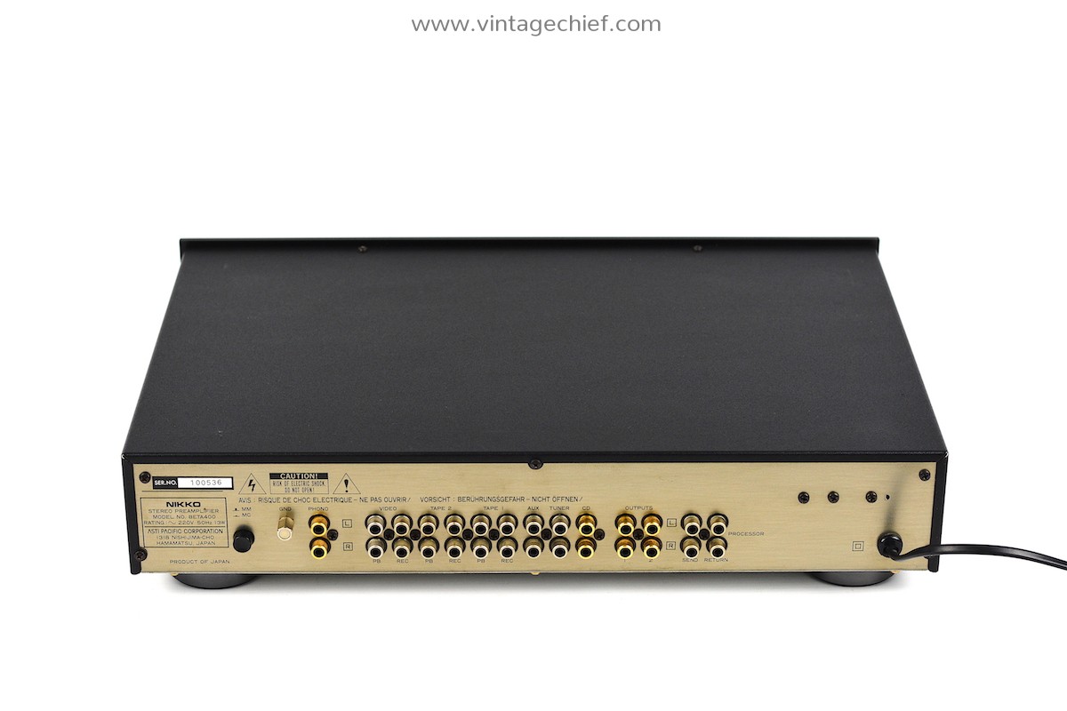 High End Serviced Nikko Beta 400 Preamplifier + Manual | Phono MM MC ...