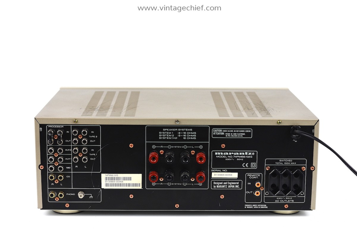 Serviced Audiophile Marantz PM-68 Amplifier | Champagne | Stereo ...