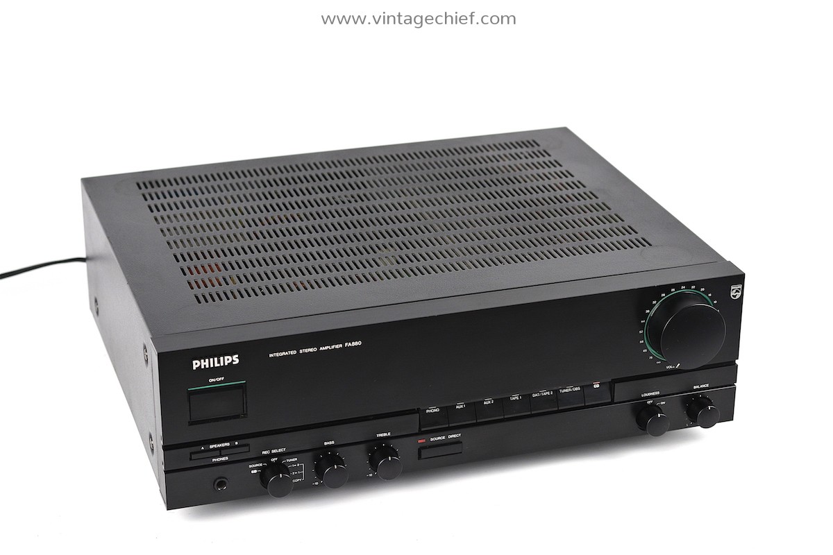 Serviced Philips FA-880 Amplifier | 2 x 80 Watt | Phono MM MC | Stereo ...