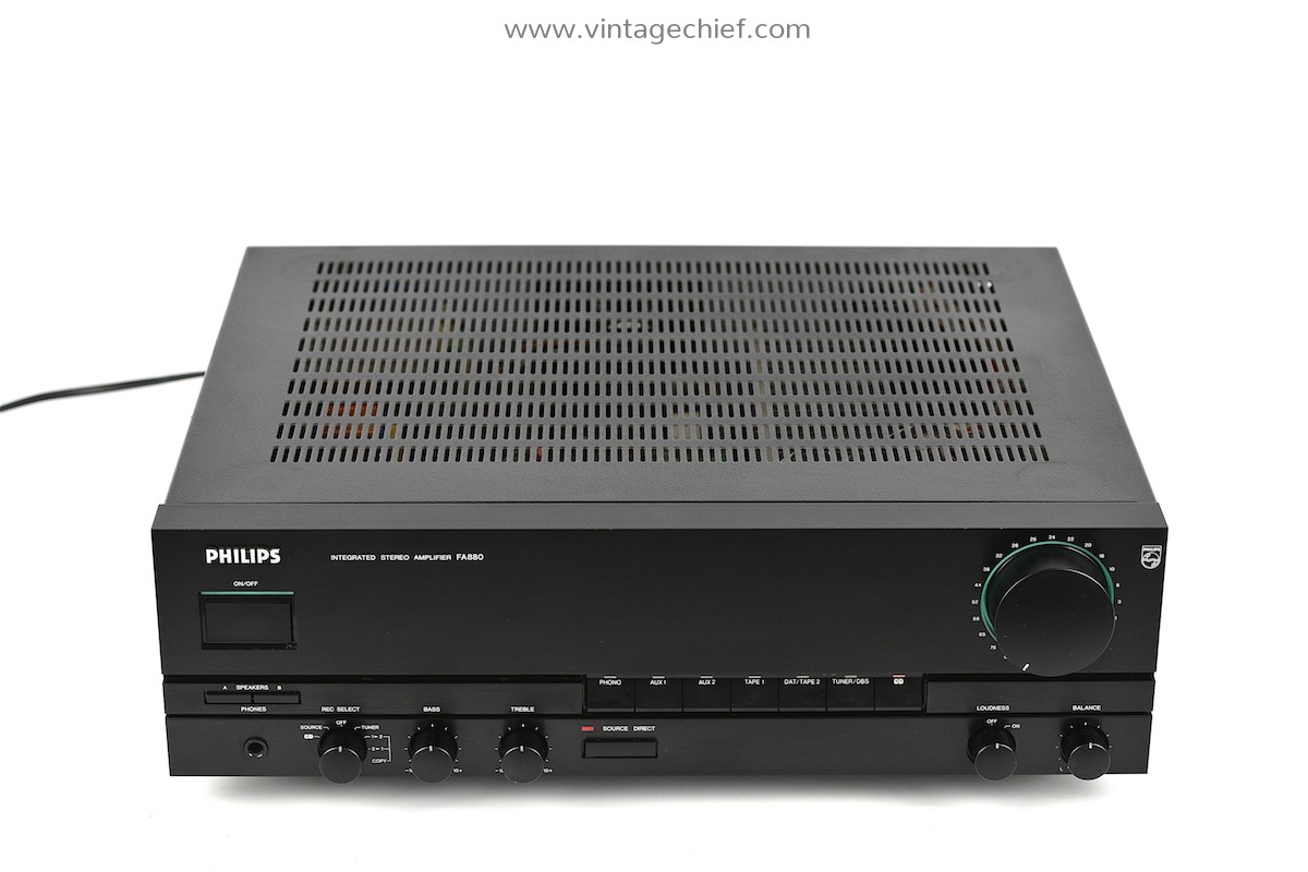 Serviced Philips FA-880 Amplifier | 2 x 80 Watt | Phono MM MC | Stereo ...